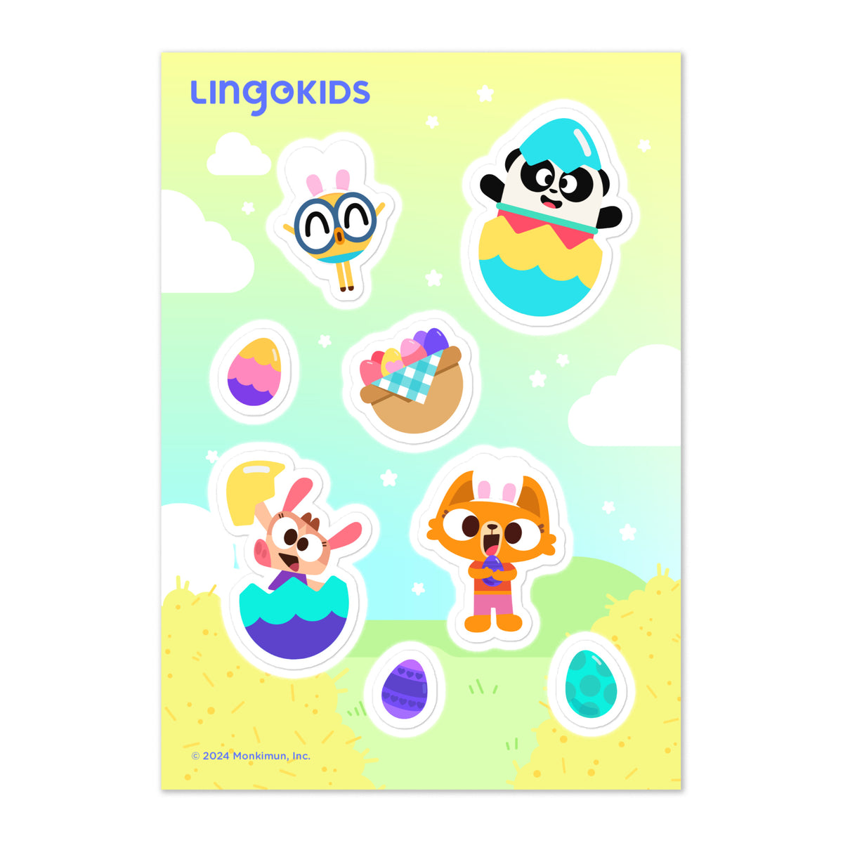 Lingokids Springtime Stickers