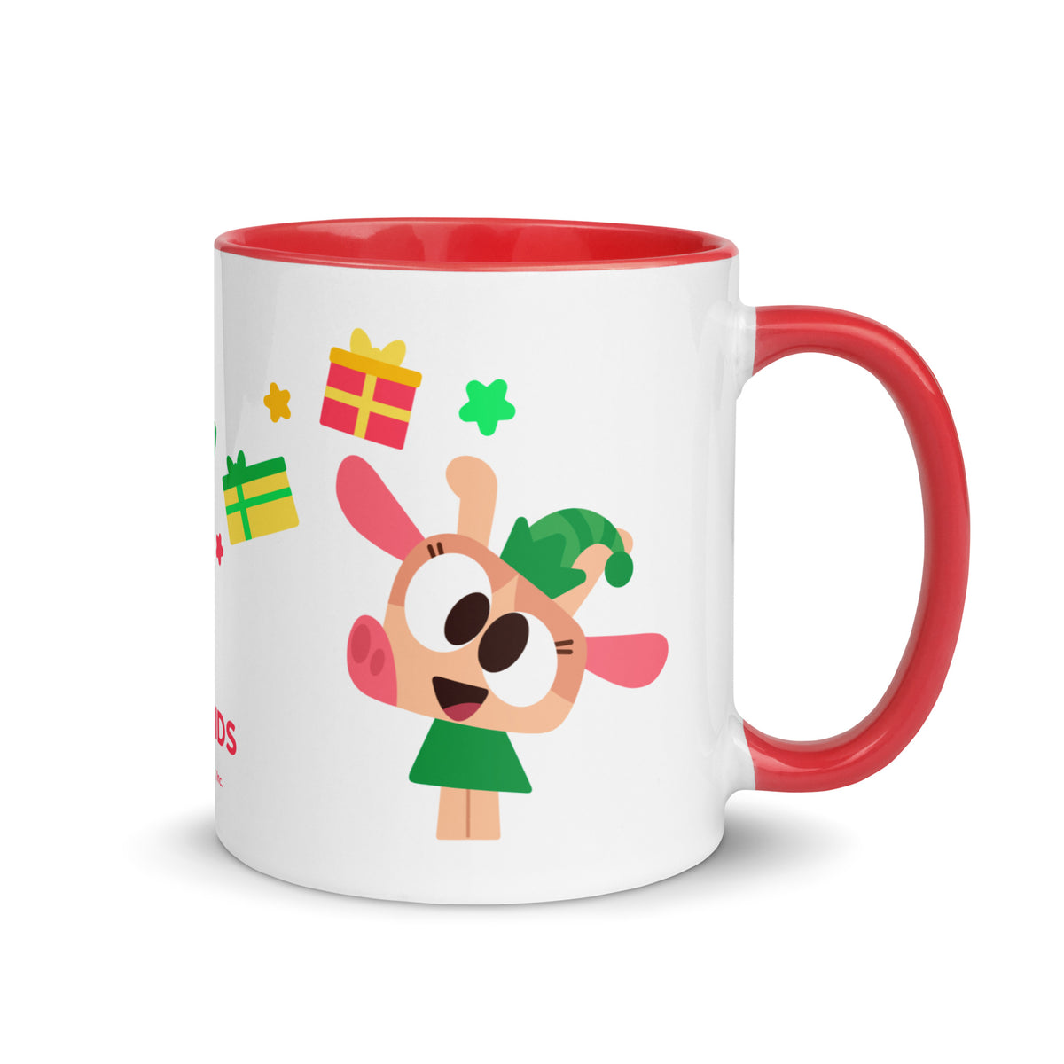 Taza festiva de Lingokids con Lisa y Cowy