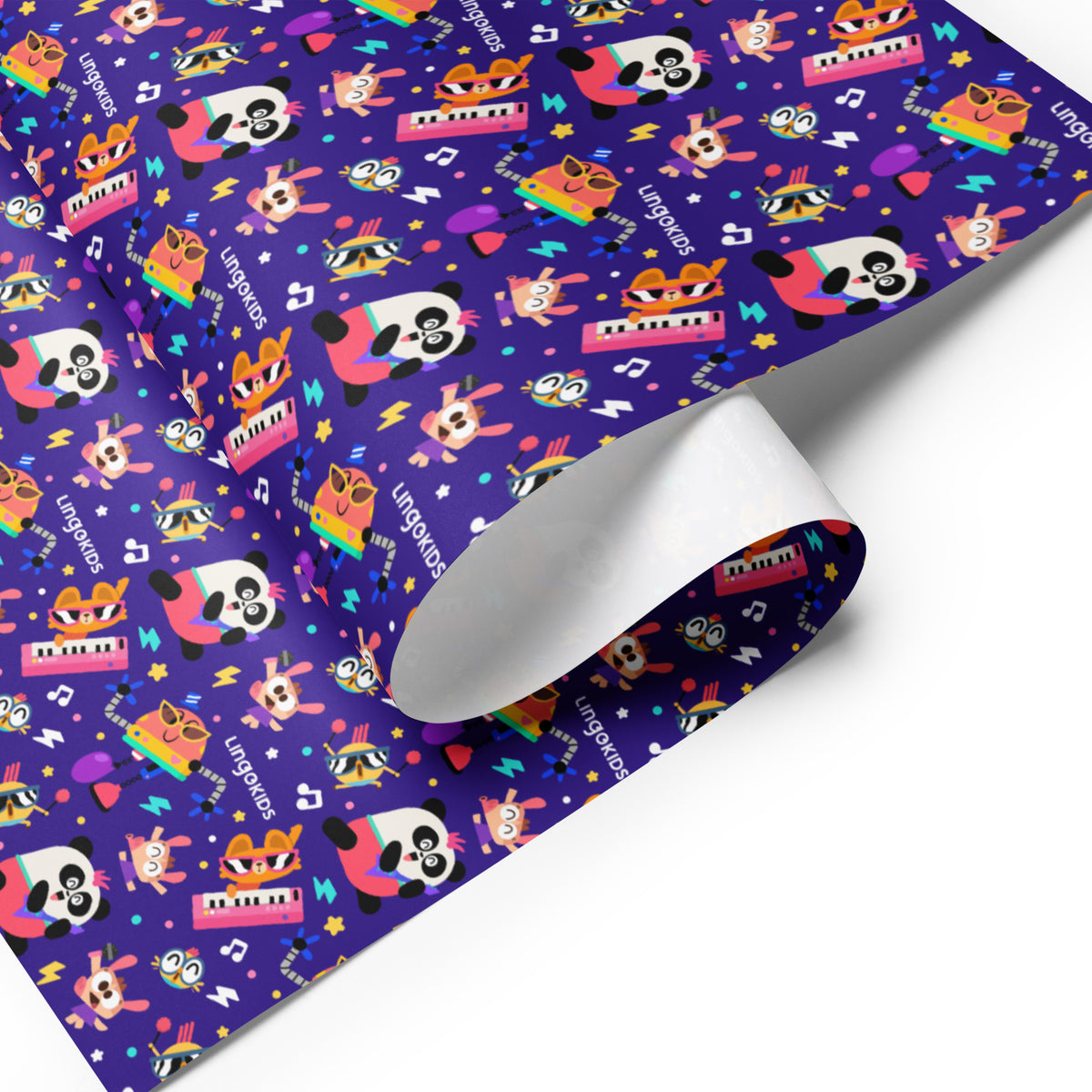 Lingokids Music and Dance Wrapping Paper Set