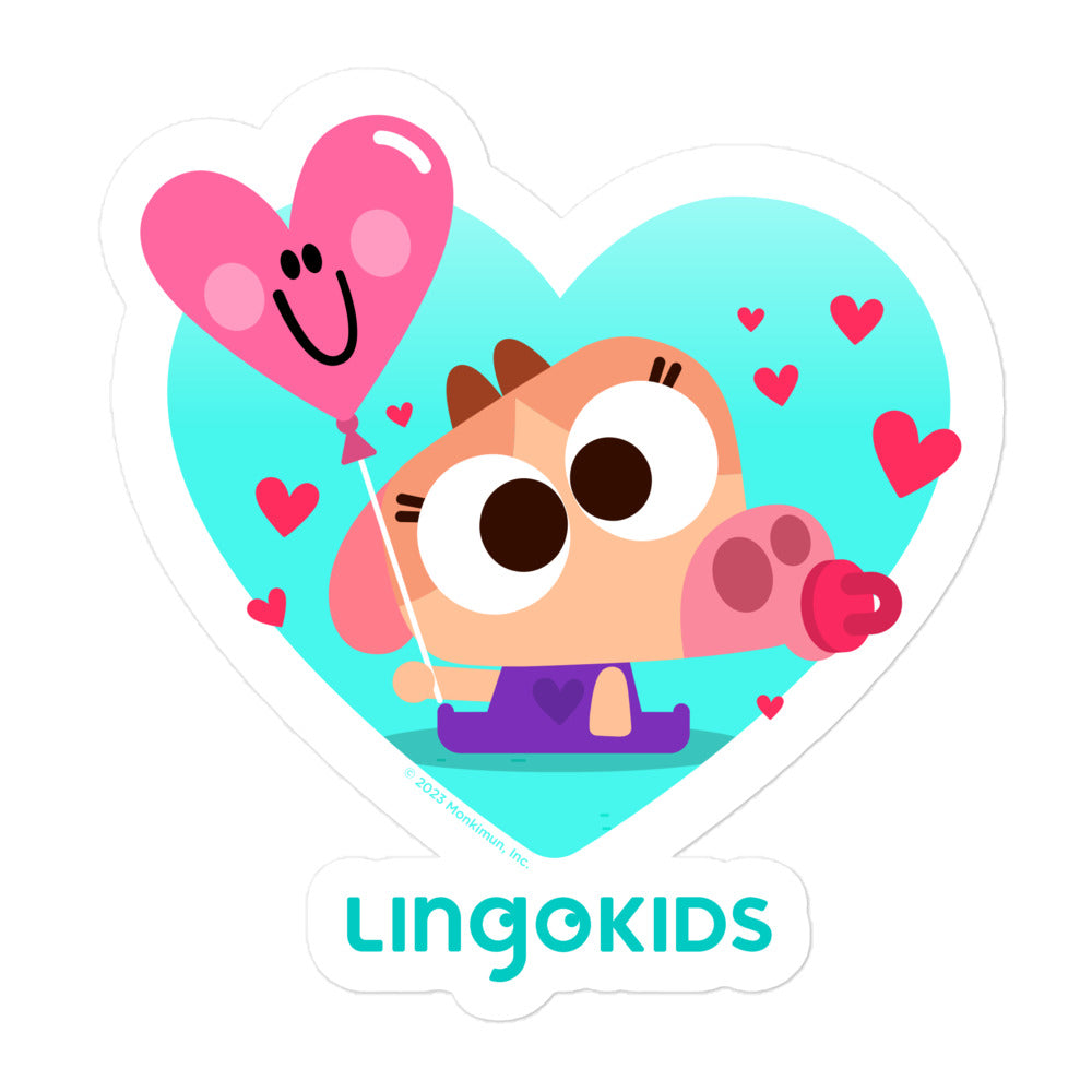Lingokids Cowy Lots of Love Sticker