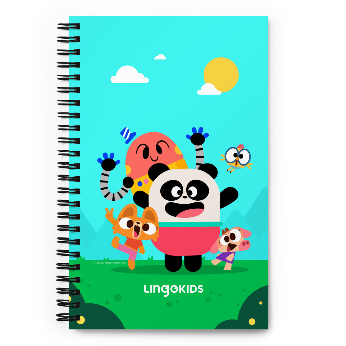 Lingokids Characters Spiral Notebook for Kids