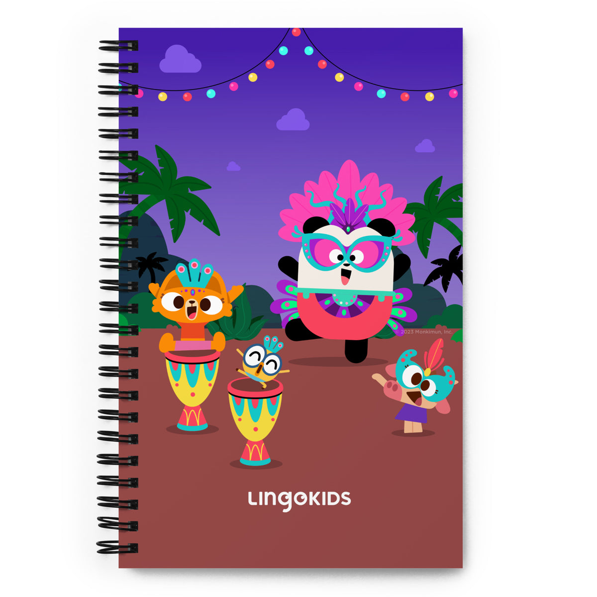 Lingokids Celebration Spiral Notebook